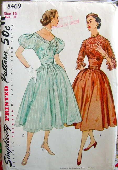 Simplicity 8469 B | Vintage Sewing Patterns | Fandom