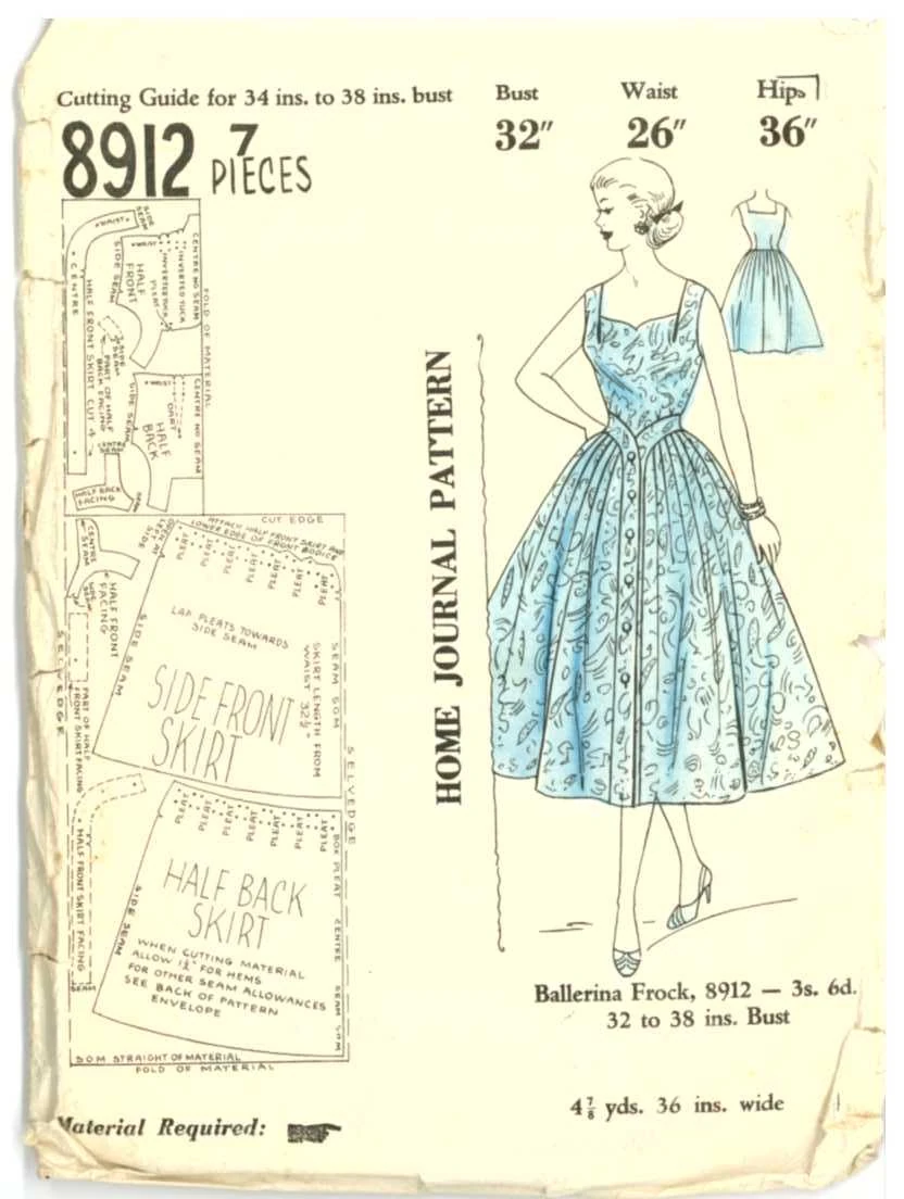 Australian Home Journal 8912 | Vintage Sewing Patterns | Fandom