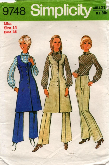 Simplicity 9748 A | Vintage Sewing Patterns | Fandom