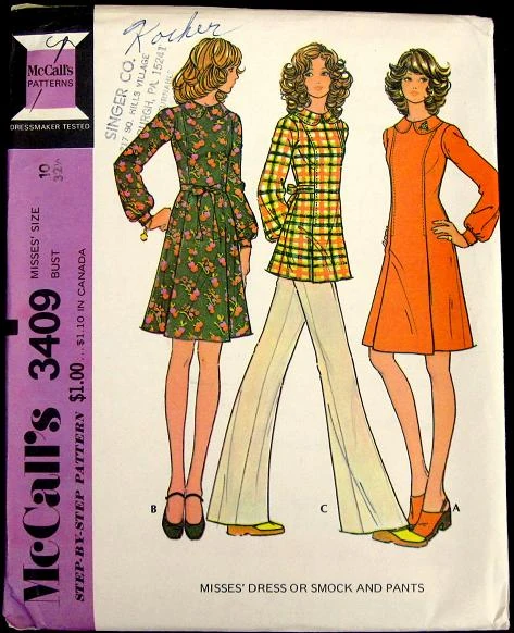 McCall's 3409 A | Vintage Sewing Patterns | Fandom