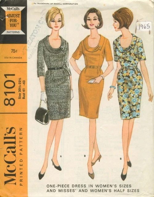 McCall's 8101 | Vintage Sewing Patterns | Fandom