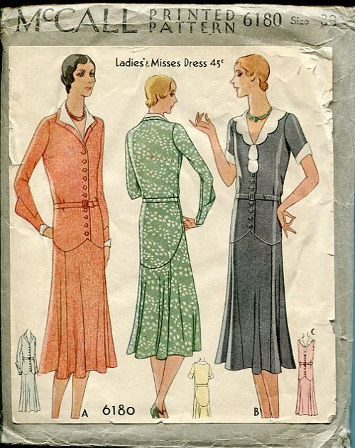 McCall 6180 A | Vintage Sewing Patterns | Fandom