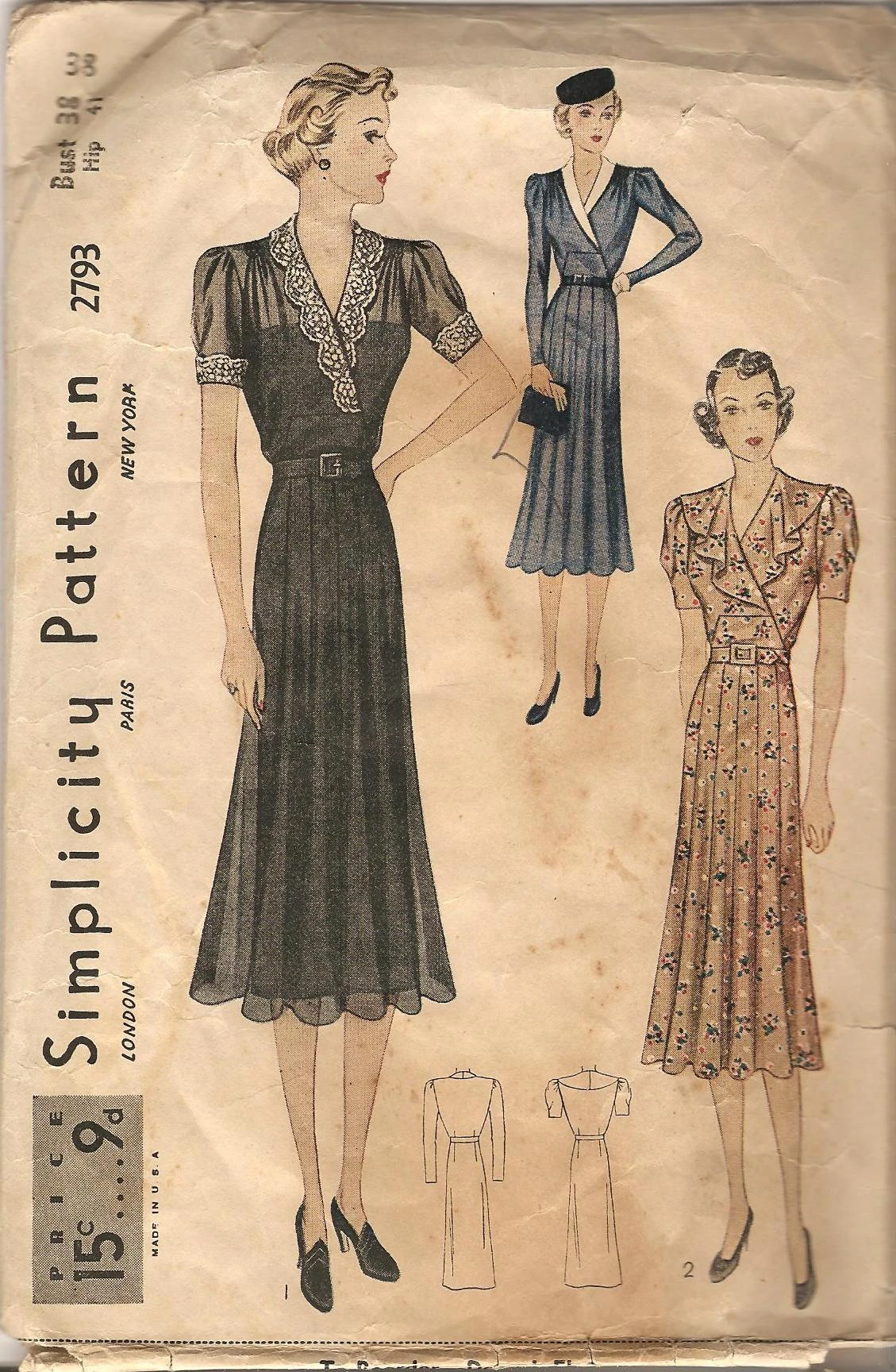 Simplicity 2793 | Vintage Sewing Patterns | Fandom