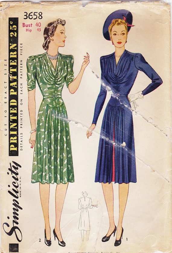 Simplicity 3658 A | Vintage Sewing Patterns | Fandom