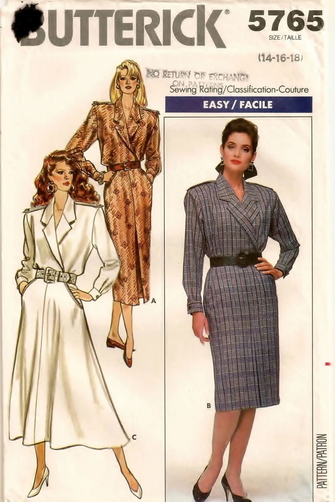 Butterick 5765 C | Vintage Sewing Patterns | Fandom