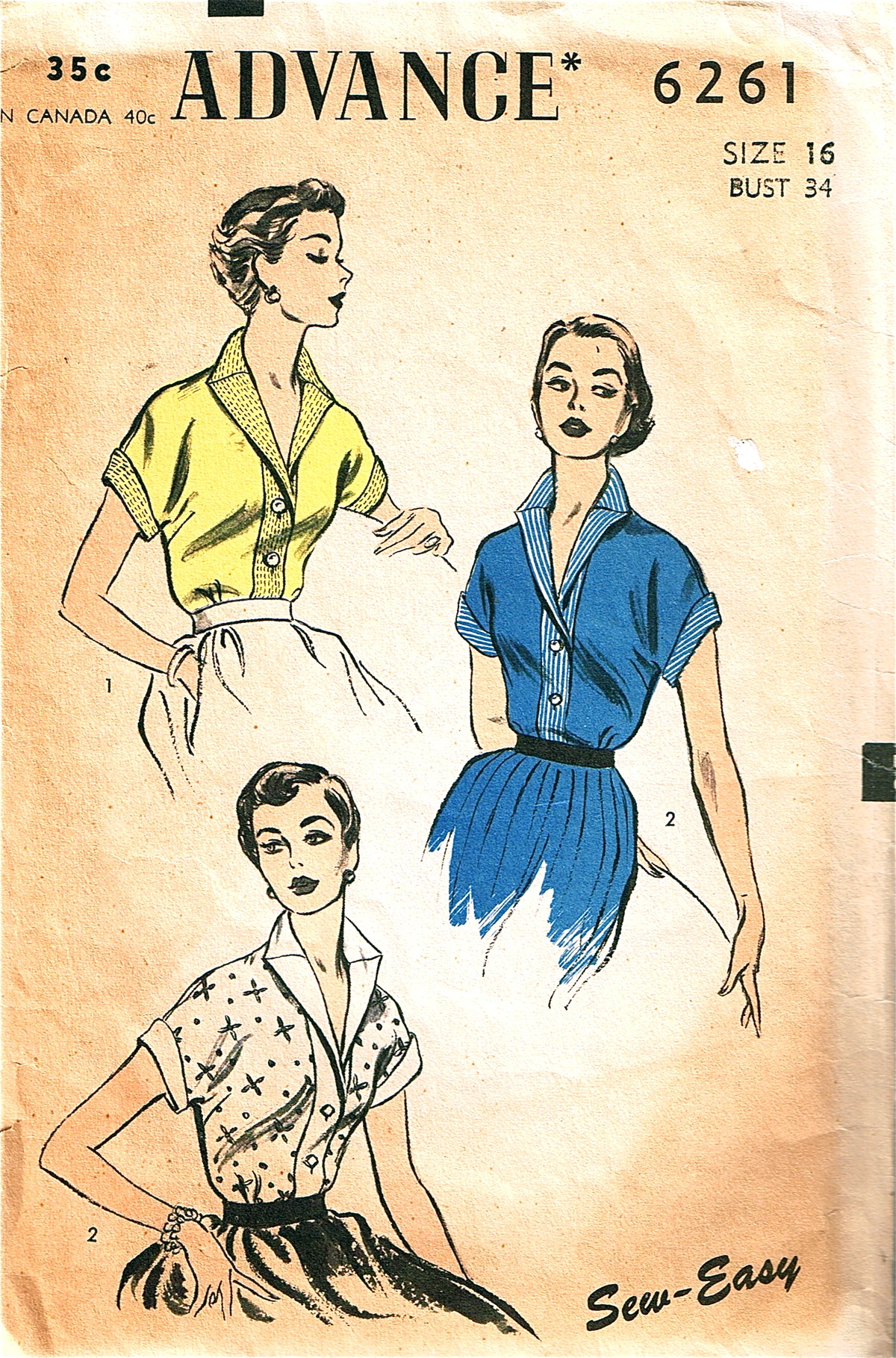 Advance 6261 | Vintage Sewing Patterns | Fandom