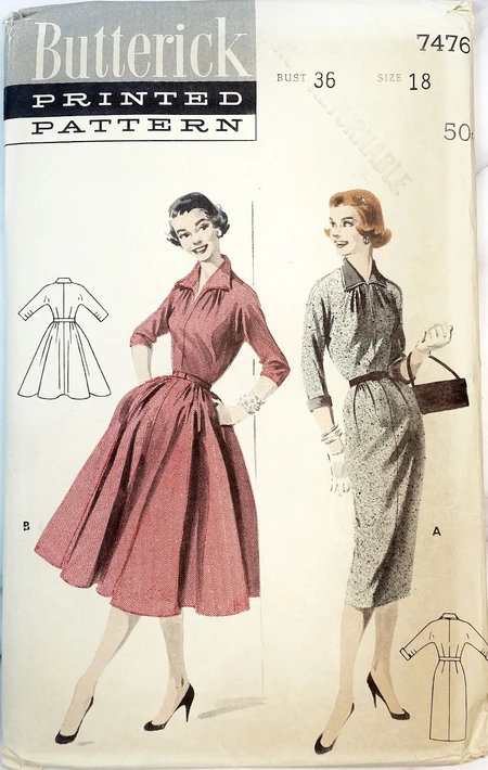 Butterick 7476 | Vintage Sewing Patterns | Fandom