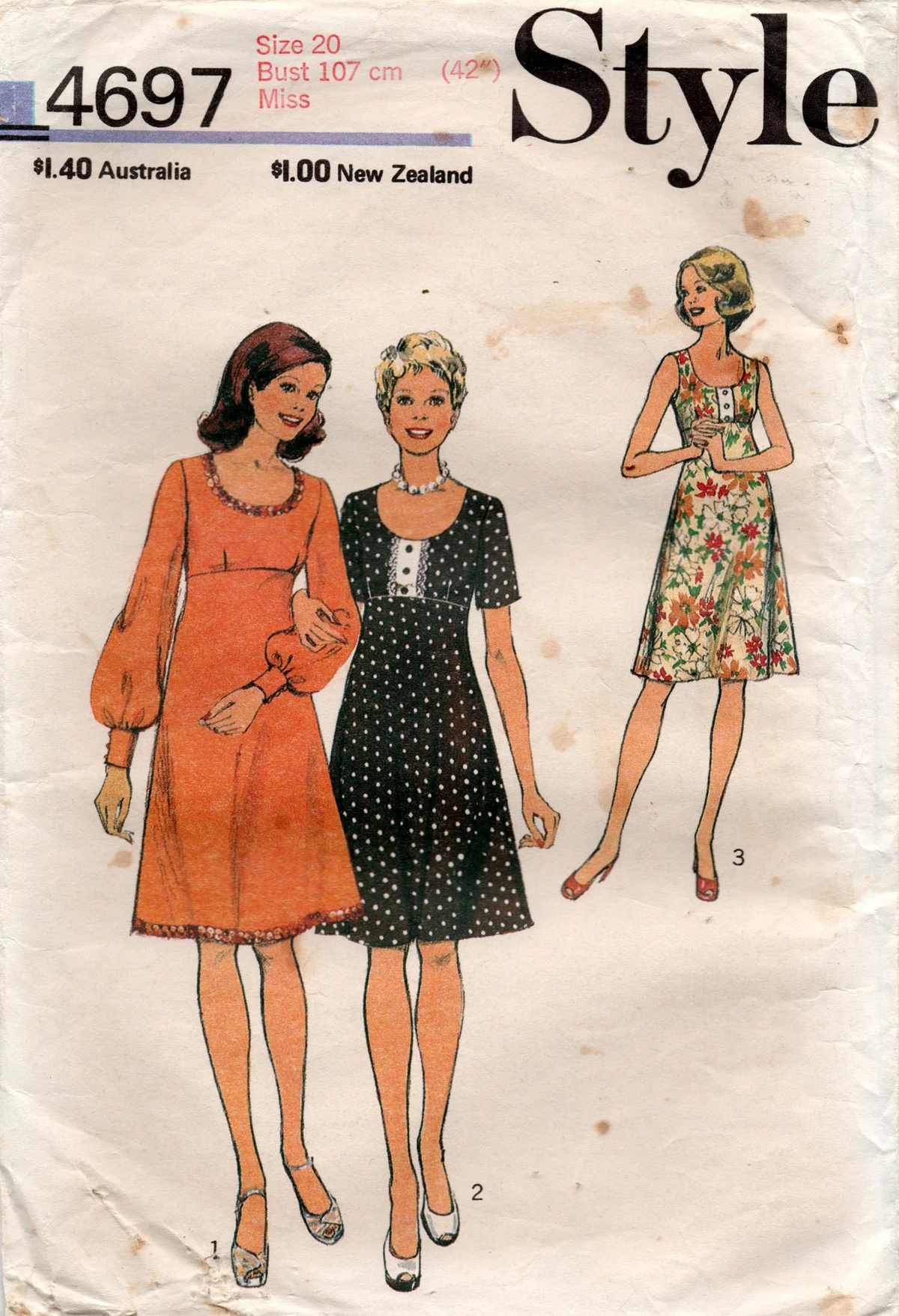 Style 4697 A | Vintage Sewing Patterns | Fandom