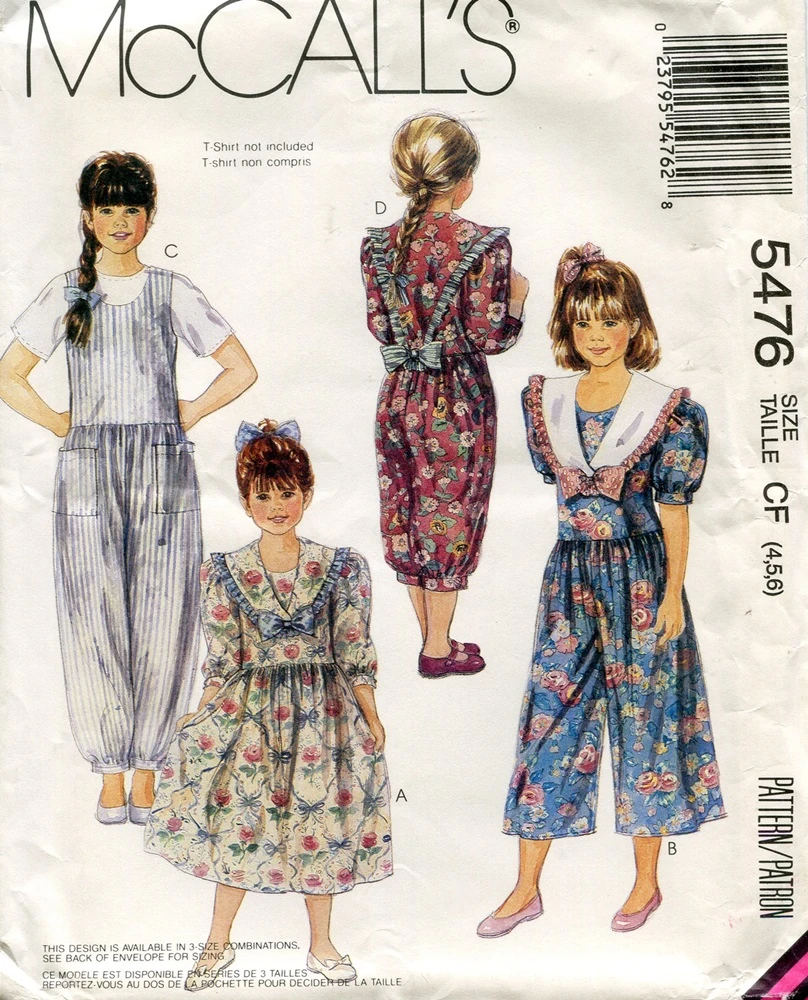 McCall's 5476 B | Vintage Sewing Patterns | Fandom