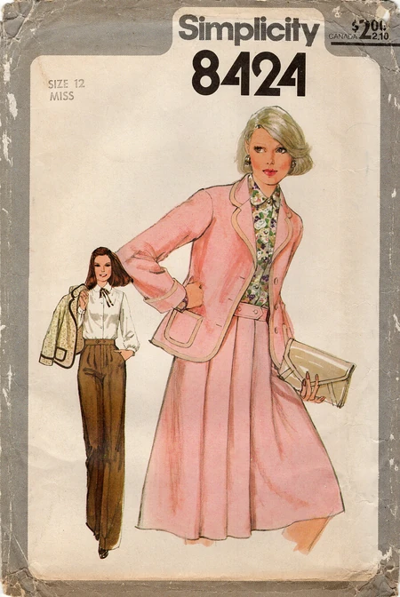 Simplicity 8424 D | Vintage Sewing Patterns | Fandom