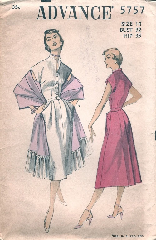 Advance 5757 | Vintage Sewing Patterns | Fandom
