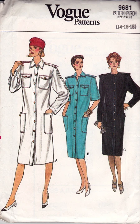 Vogue 9681 A | Vintage Sewing Patterns | Fandom