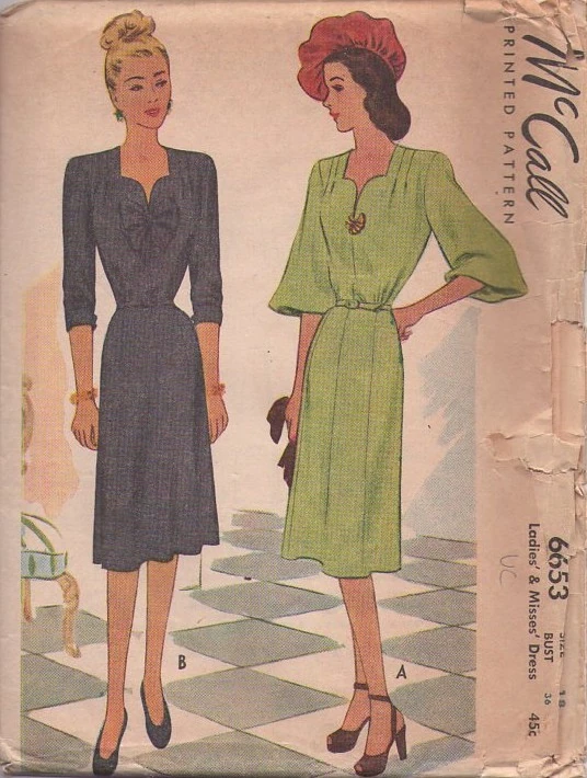 McCall 6653 | Vintage Sewing Patterns | Fandom