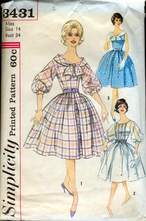 Simplicity 3431 | Vintage Sewing Patterns | Fandom