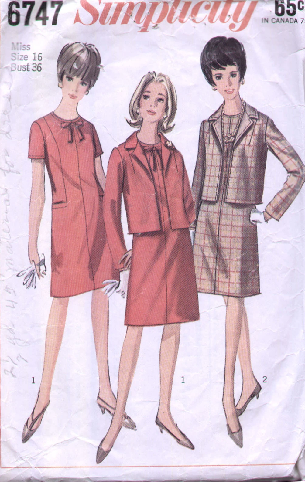 Simplicity 6747 | Vintage Sewing Patterns | Fandom