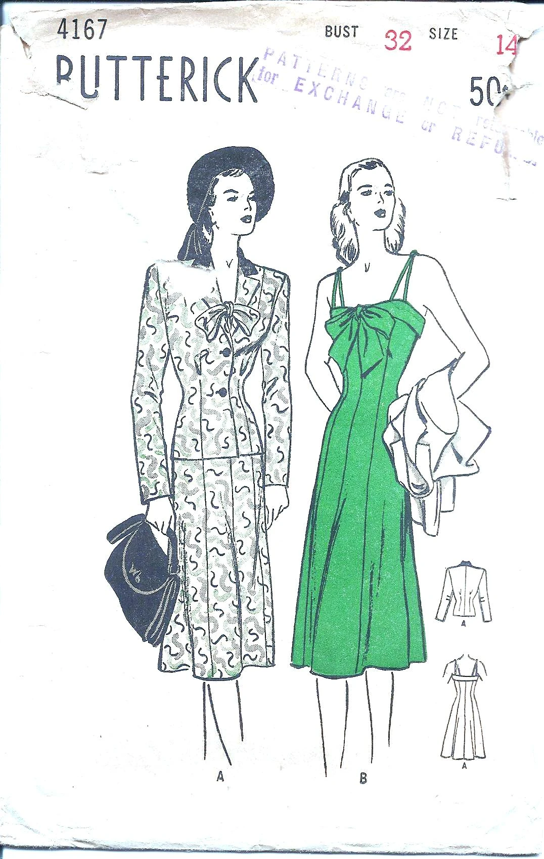 Butterick 4167 B | Vintage Sewing Patterns | Fandom