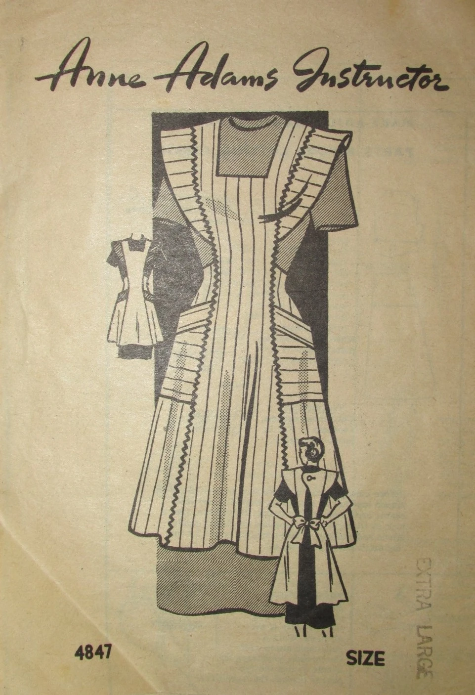 Anne Adams 4847 B | Vintage Sewing Patterns | Fandom