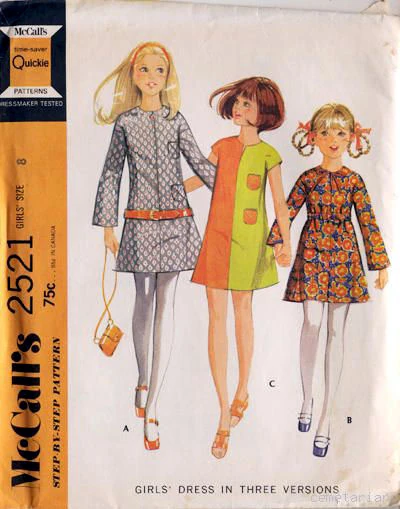 McCall's 2521 | Vintage Sewing Patterns | Fandom