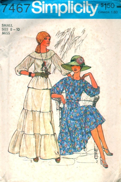 Simplicity 7467 | Vintage Sewing Patterns | Fandom