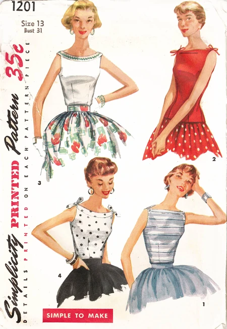 simplicity patterns sleeveless tops
