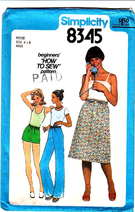 Simplicity 8345 A | Vintage Sewing Patterns | Fandom