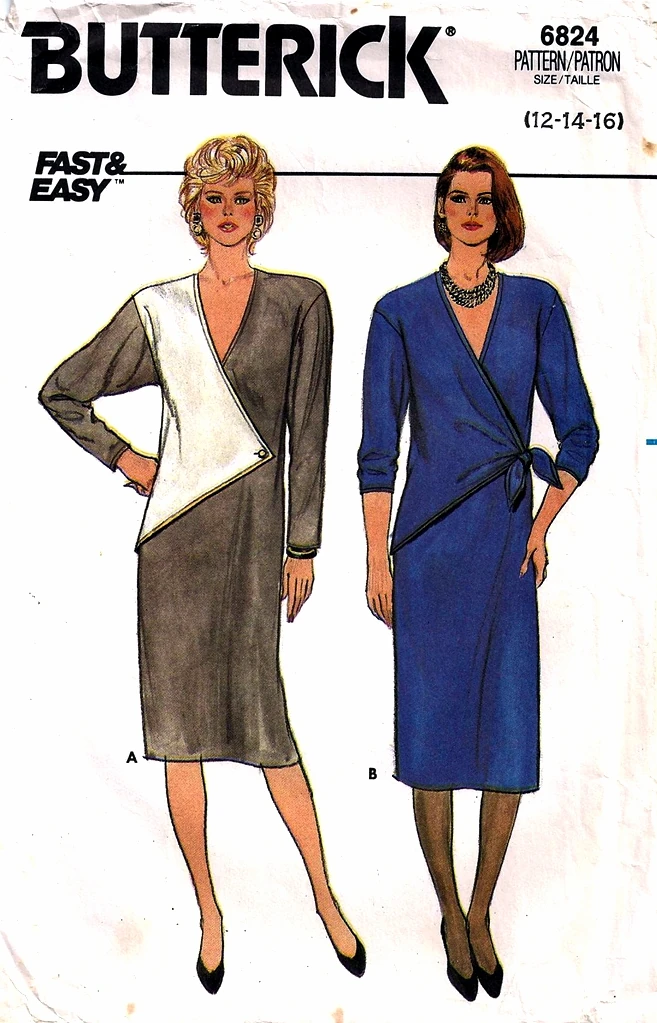 Butterick 6824 B | Vintage Sewing Patterns | Fandom