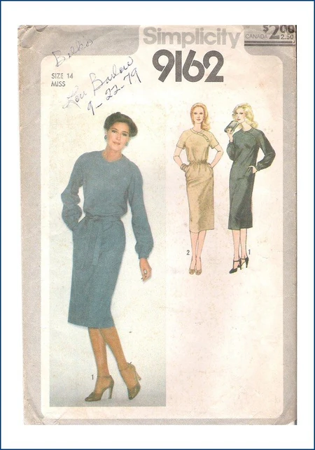 Simplicity 9162 | Vintage Sewing Patterns | Fandom