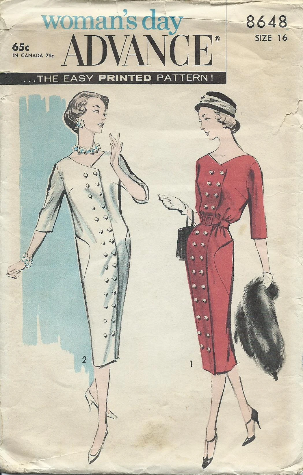 Advance 8648 | Vintage Sewing Patterns | Fandom