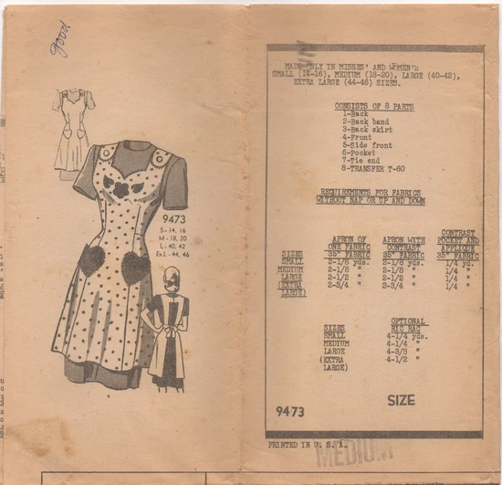 Marian Martin 9473 A | Vintage Sewing Patterns | Fandom