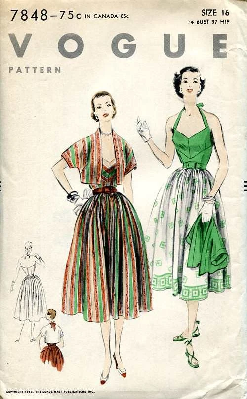 Vogue 7848 | Vintage Sewing Patterns | Fandom