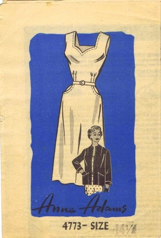 Anne Adams 4773 | Vintage Sewing Patterns | Fandom