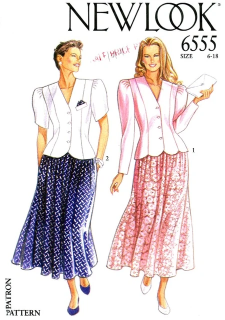 New Look 6555 | Vintage Sewing Patterns | Fandom
