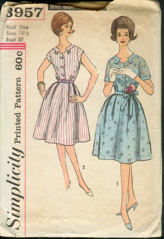 Simplicity 3957 | Vintage Sewing Patterns | Fandom