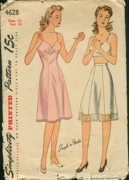 Simplicity 4628 | Vintage Sewing Patterns | Fandom