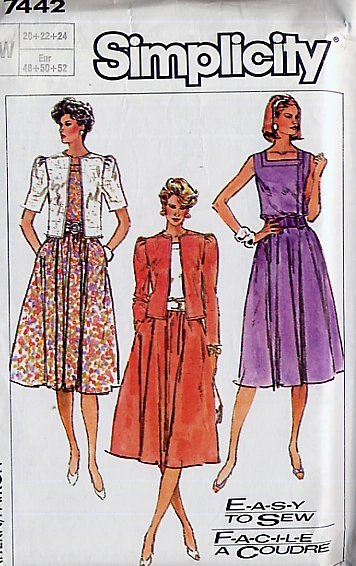 Simplicity 7442 B | Vintage Sewing Patterns | Fandom