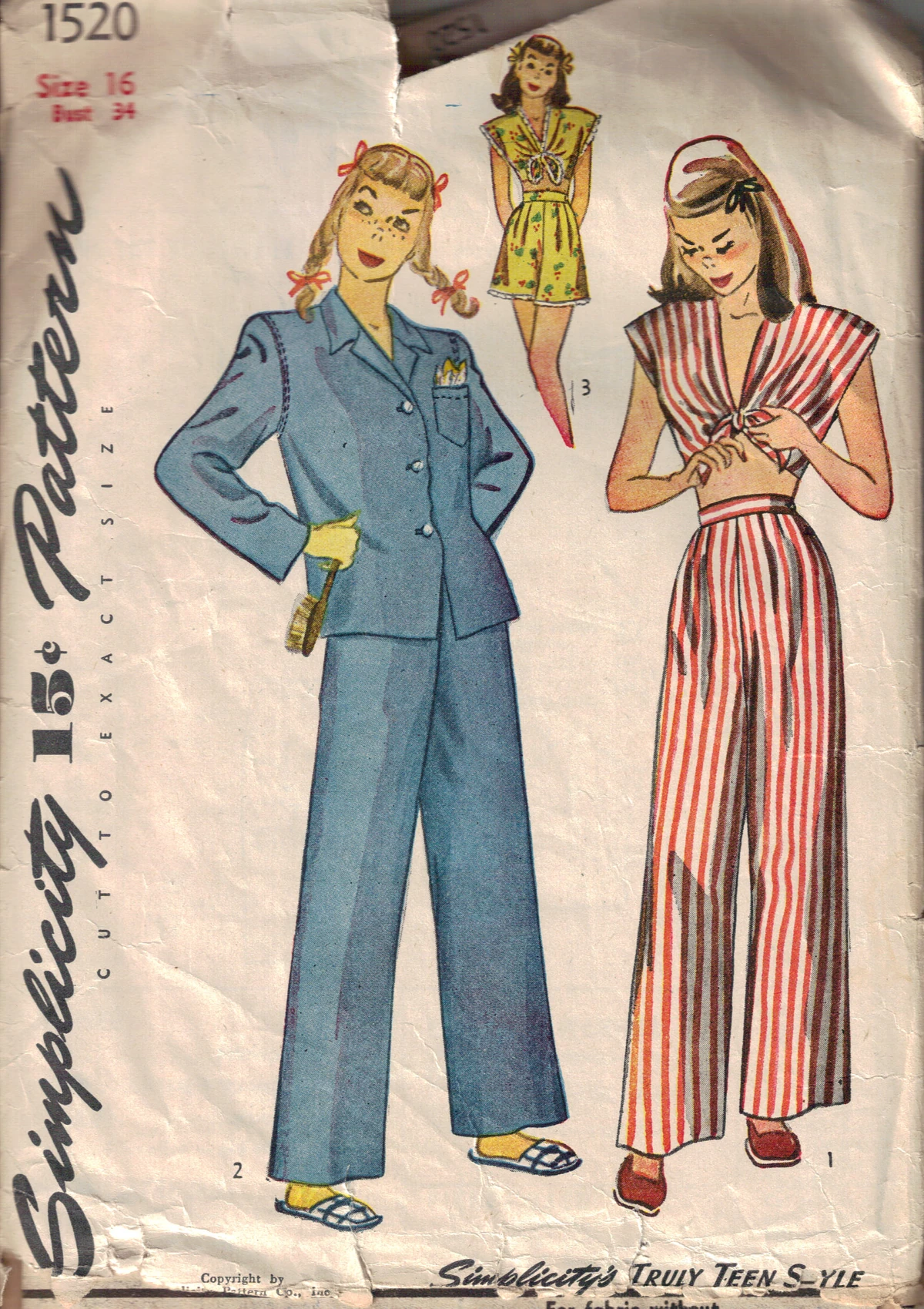 Simplicity 1520 | Vintage Sewing Patterns | Fandom