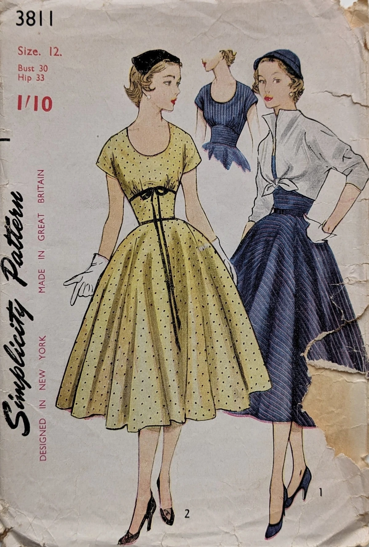 Simplicity 3811 B | Vintage Sewing Patterns | Fandom