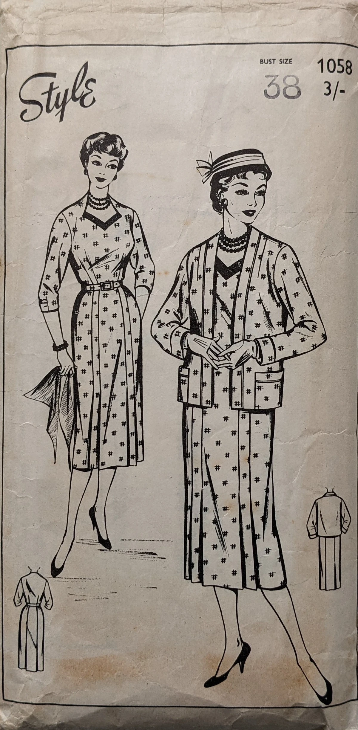Style 1058 | Vintage Sewing Patterns | Fandom