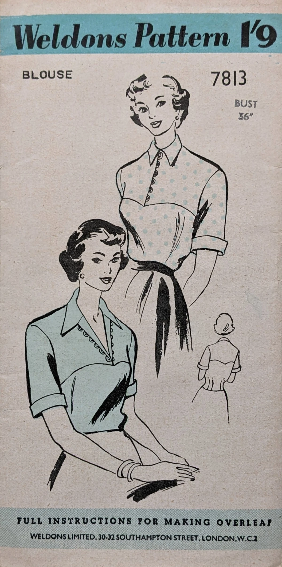 Weldons 7813 | Vintage Sewing Patterns | Fandom