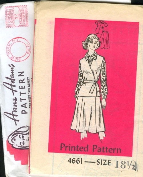 Anne Adams 4661 A | Vintage Sewing Patterns | Fandom