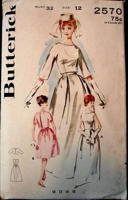 Butterick 2570 | Vintage Sewing Patterns | Fandom