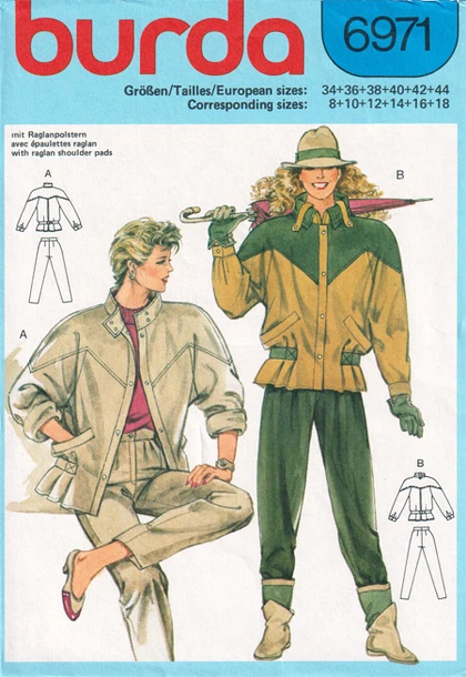 Burda 6971 | Vintage Sewing Patterns | Fandom