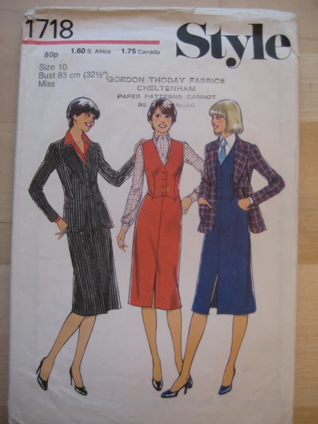 Style 1718 | Vintage Sewing Patterns | Fandom