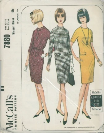 McCall's 7880 A | Vintage Sewing Patterns | Fandom