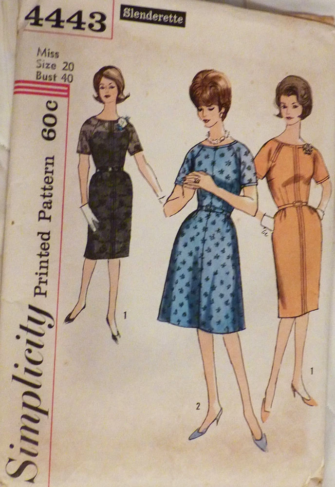 Simplicity 4443 A | Vintage Sewing Patterns | Fandom