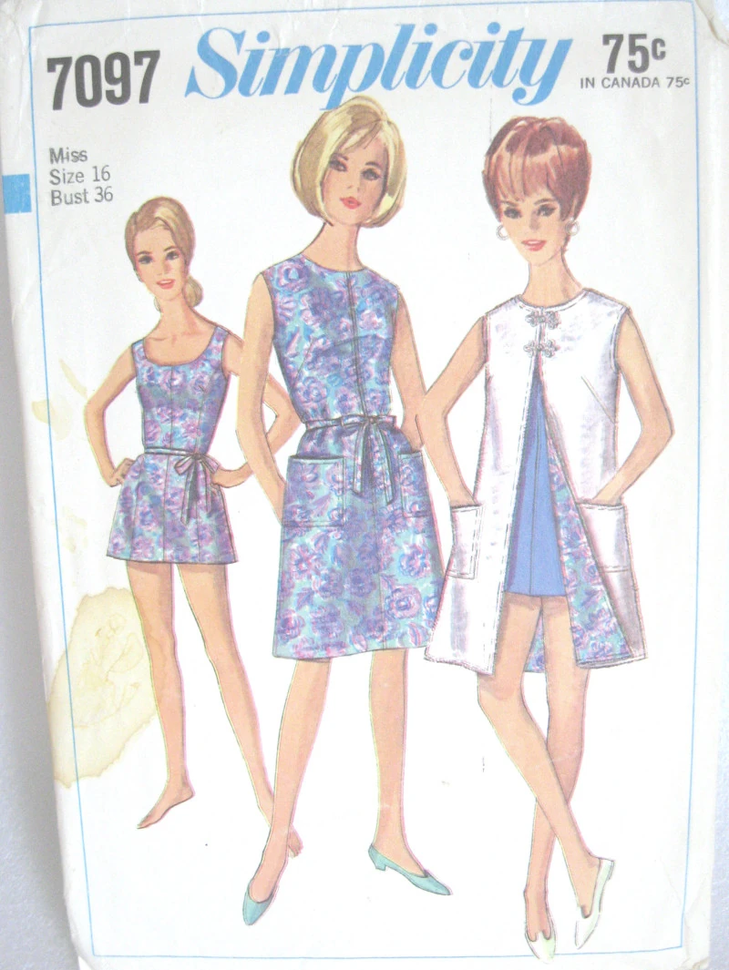 Simplicity 7097 | Vintage Sewing Patterns | Fandom