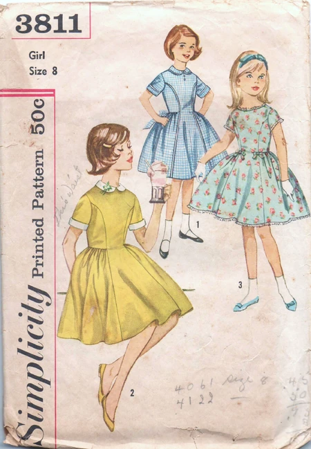 Simplicity 3811 | Vintage Sewing Patterns | Fandom