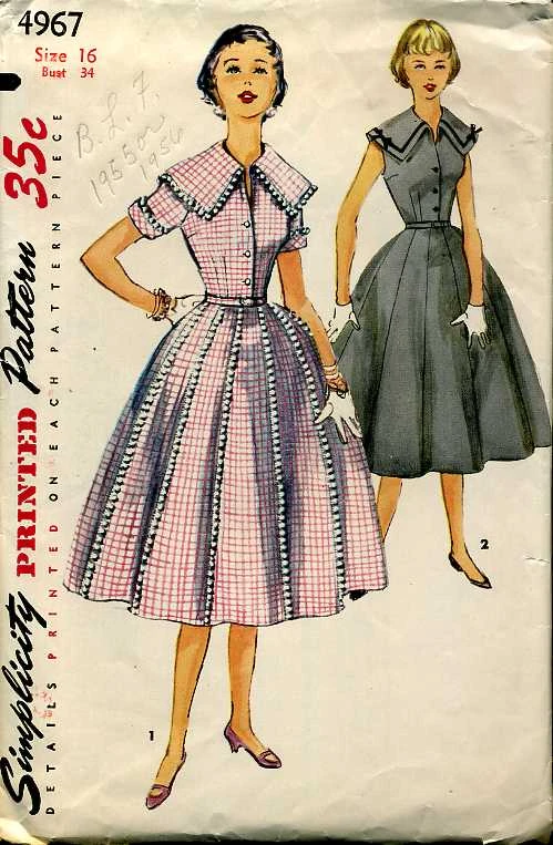 Simplicity 4967 | Vintage Sewing Patterns | Fandom