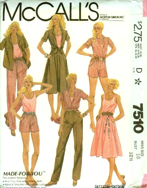McCall's 7510 | Vintage Sewing Patterns | Fandom