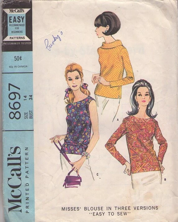 McCall's 8697 A | Vintage Sewing Patterns | Fandom